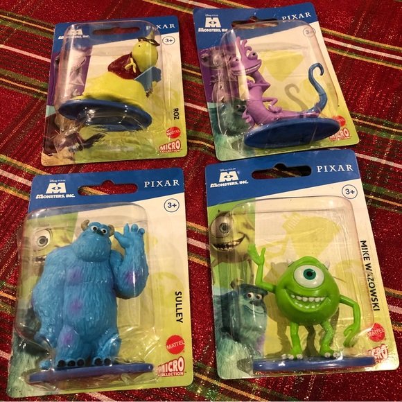 Disney | Toys | Monsters Inc Pixar Toy Pack Of 4 | Poshmark